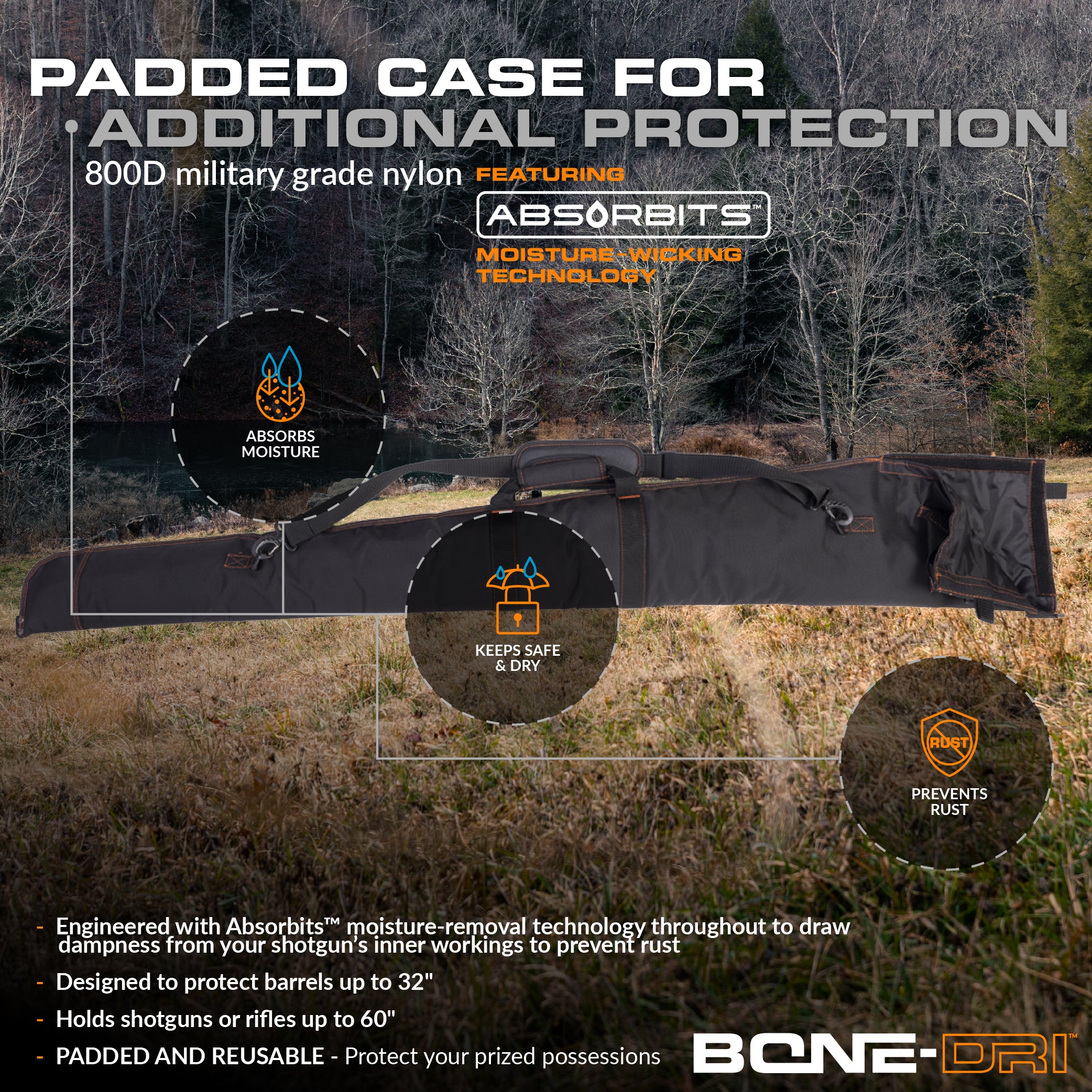 Rust Prevention Shotgun Sleeve – BONE-DRI™